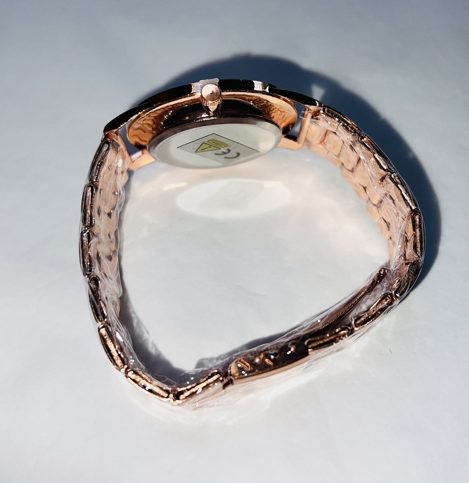 Ex-display Rose GOLD Coloured WATCH With Metal Strap Read Listing | eBay