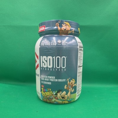 Dymatize ISO 100 Hydrolyzed Protein Powder 25.7 oz Fruity Pebbles Exp11 ...