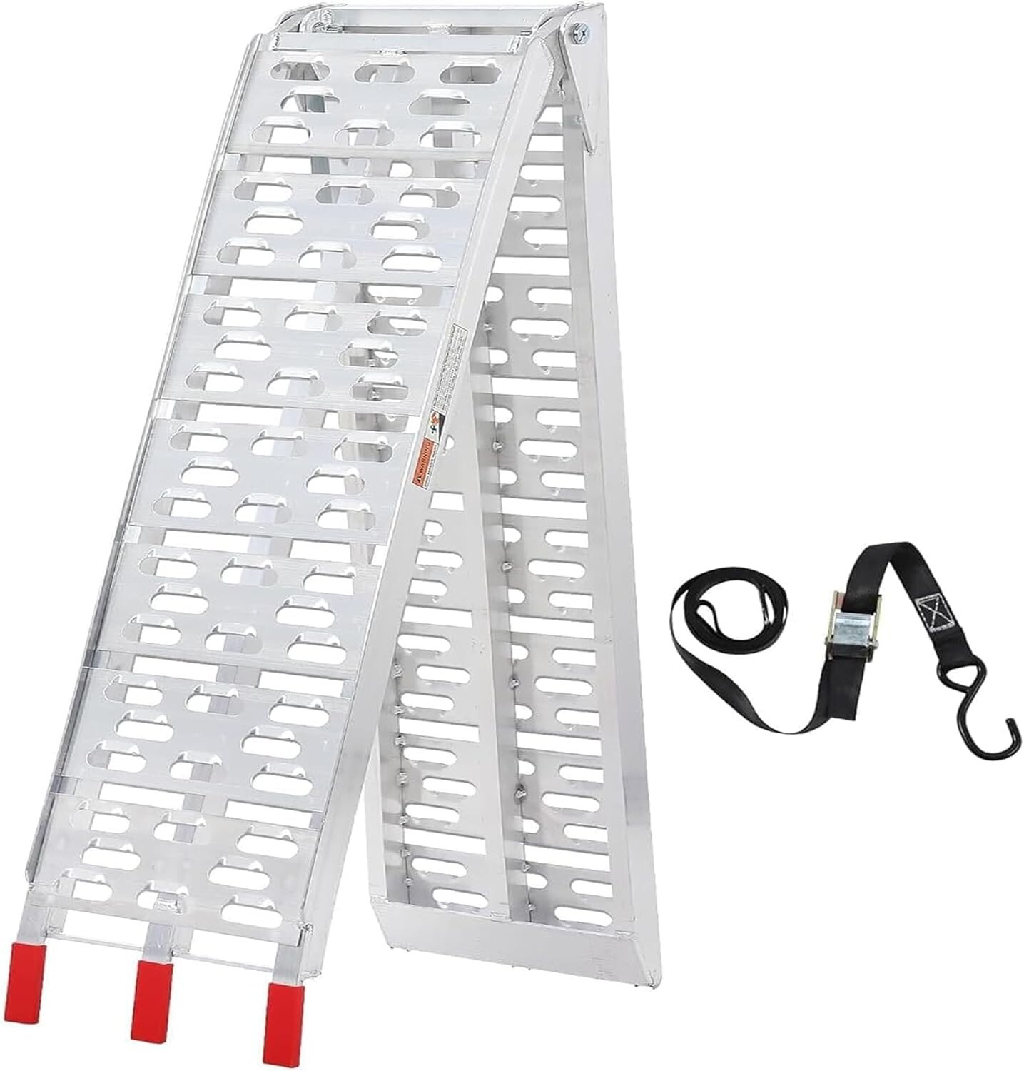 7.5 FT Aluminum Loading Ramps 750 lbs Folding Powersports Ramps 89" L x ...