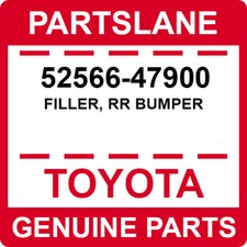 5256647010A1 Genuine TOYOTA Filler RR Bumper 52566-47010-a1 for sale ...