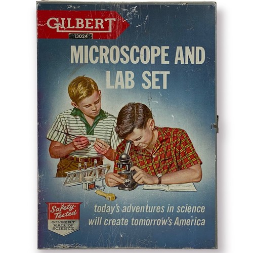 Vintage Gilbert Chemistry Microscope and Lab Set Metal Case | eBay