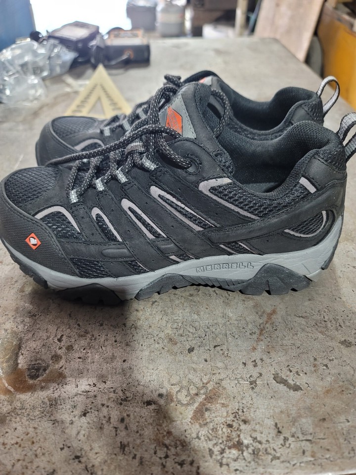 MERRELL WORK Men's Moab Vertex Vent Composite Toe Work Shoe Black ...