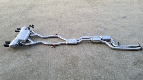 BMW M4 F82 F83 LCI COMPLETE EXHAUST SYSTEM + BLACK TIPS 7854735 7850083 ...