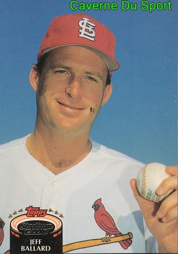 771 JEFF BALLARD ST. LOUIS CARDINALS TOPPS BASEBALL CARD STADIUM CLUB ...
