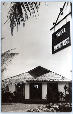 Postcard RPPC HI Hana Maui TH Hotel Hana Ranch Hawaii Ranch By The Sea ...