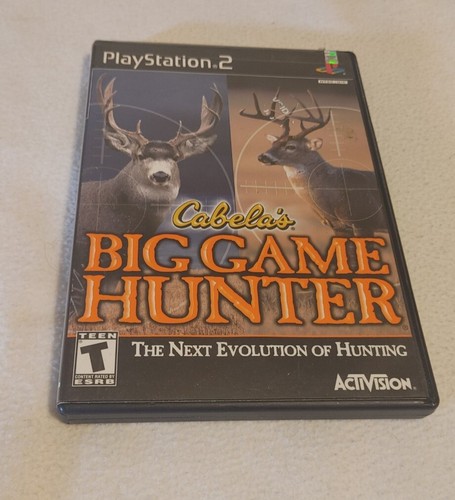 Cabela's Big Game Hunter (2002) PS2 PlayStation 2, Tested Working, Book ...