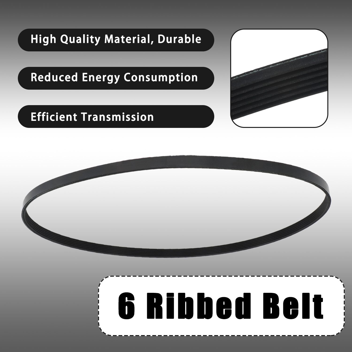 Aftermarket Black Air Compressor V-Belt 6 Ribbed Fit for Craftsman | eBay