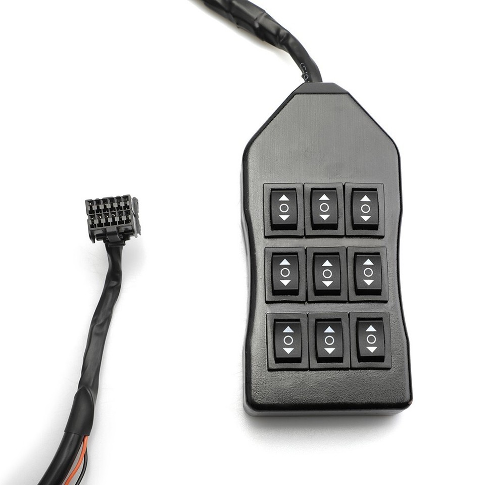 New 9 Switch Box 5m cord airbagit Rocker Switch Air Ride Suspension | eBay