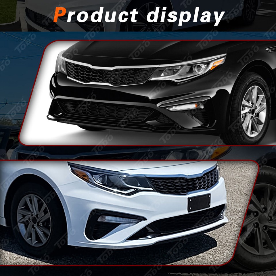 For 2019-2020 Kia Optima Front Bumper Lower Grille W/O Fog Lamp Hole ...