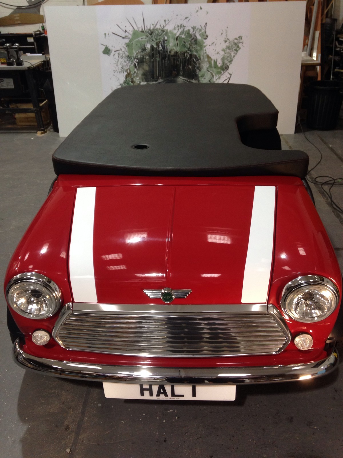 Full Size Classic Mini Cooper Desk Reception Perfect For A Car Dealer ...
