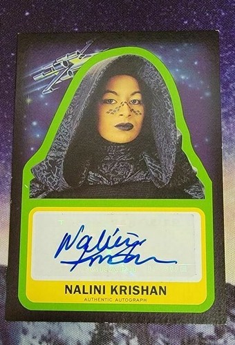 2015 Topps Journey To Star Wars Force Awakens Nalini Krishan Autograph ...