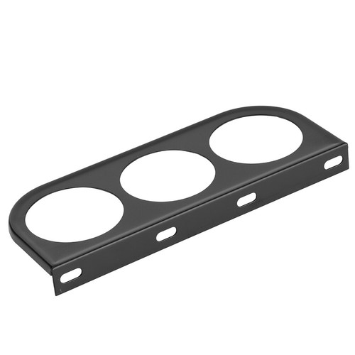 Black 52mm/2in 3-Hole Triple Instrument Panel Shell Gauge Mounting ...