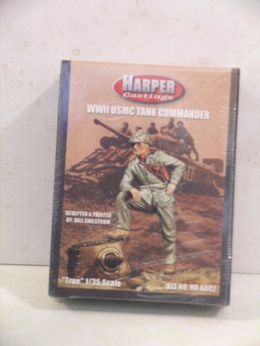 Harper Castings 1/35 Scale WW II USMC Tank Commander Resin Figure | eBay