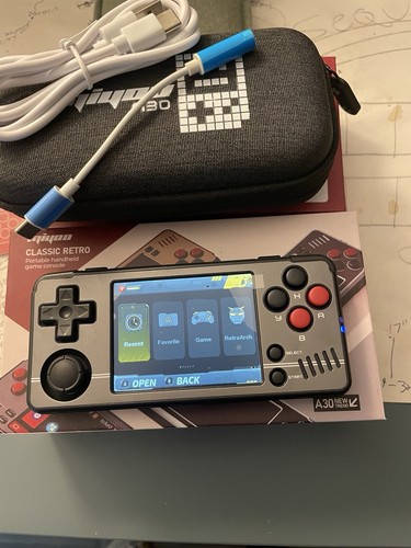 MIYOO A30 HANDHELD GAMING CONSOLE ROMS EMULATOR 64gb Sd Card | eBay