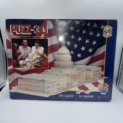 1995 Wrebbit Puzz-3D The Capitol Jigsaw Puzzle 718 Pieces Sealed | eBay