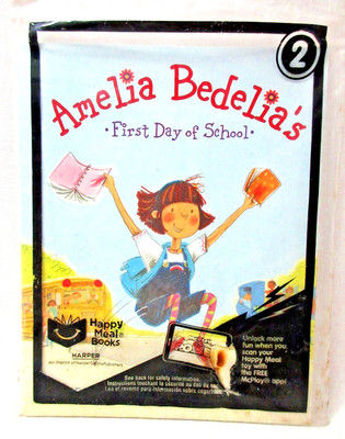 McDonalds Kids Meal Book AMELIA BEDELIA'S First Day of School Age 3 ...