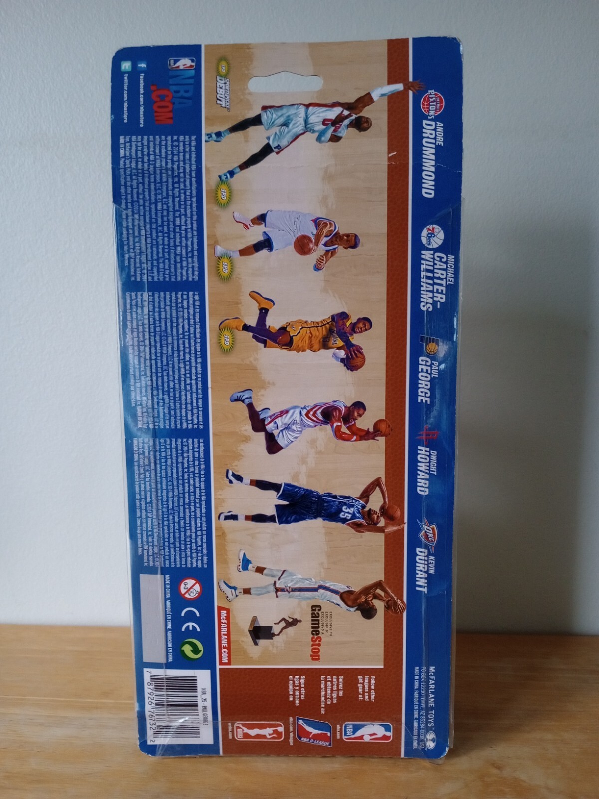 McFarlane+Toys+NBA+Series+25+Paul+George+Action+Figure+7+Inch for sale ...