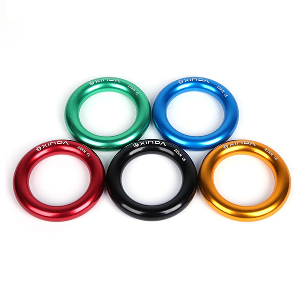 22KN Rappel Ring for Arborist Tree Climbing Friction Saver Mountaineer ...