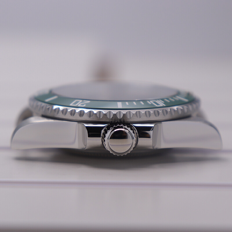 40mm Luxury men Diver Watch Cases Glass Exhibition back For Seiko nh35 ...