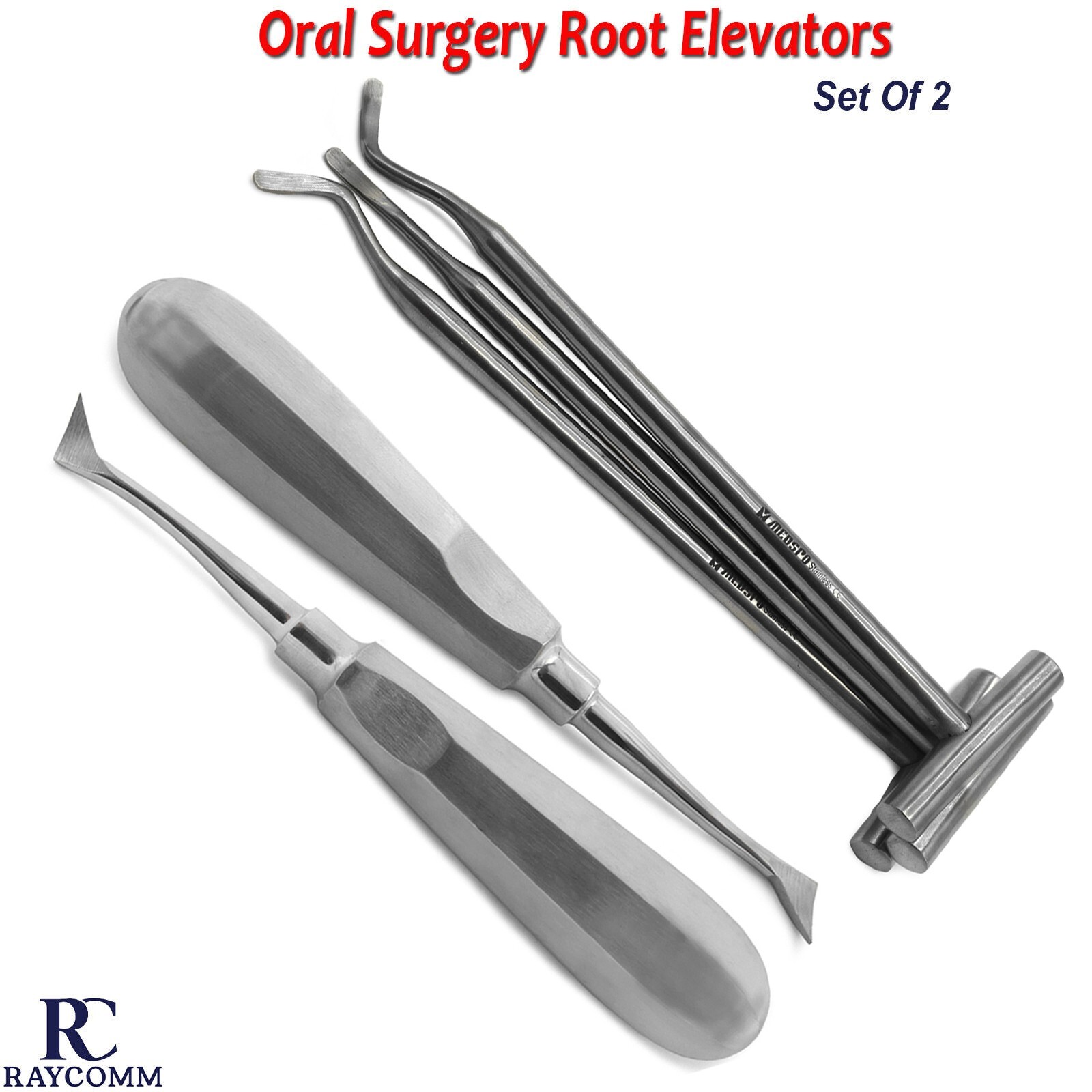 Surgical Potts Elevators Tooth Root Extraction Oral Procedure Cryer ...
