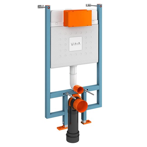 Vitra V-fix Core Concealed Slim Cistern 80mm Wc Frame For Wall Hung ...