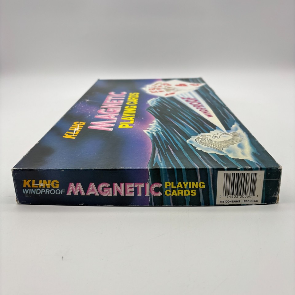 VINTAGE Kling Magnetic Playing Cards and Board COMPLETE 1 Full Deck ...