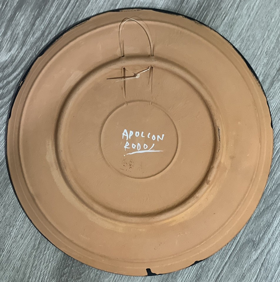 Hand Painted Apollo Greek Art Pottery Plate, Original, Apollon | eBay