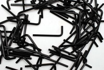 (75) Short Arm 5/32 Hex Key SAE Inch Allen Wrench Alloy Steel Black 5/ ...