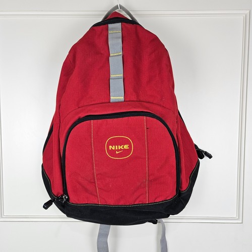 Vintage Nike Backpack Red Sports Travel Hiking 15"x16" | eBay