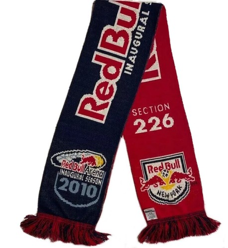 New York Red Bulls MLS 2010 Inaugural Season Scarf Section 226 Rare Pre ...