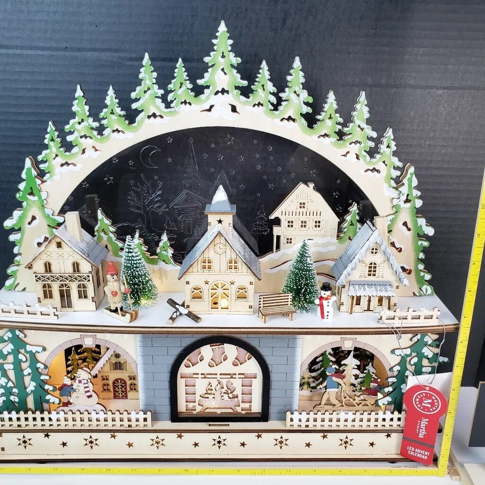 MARTHA STEWART LARGE LED ADVENT CALENDAR | eBay