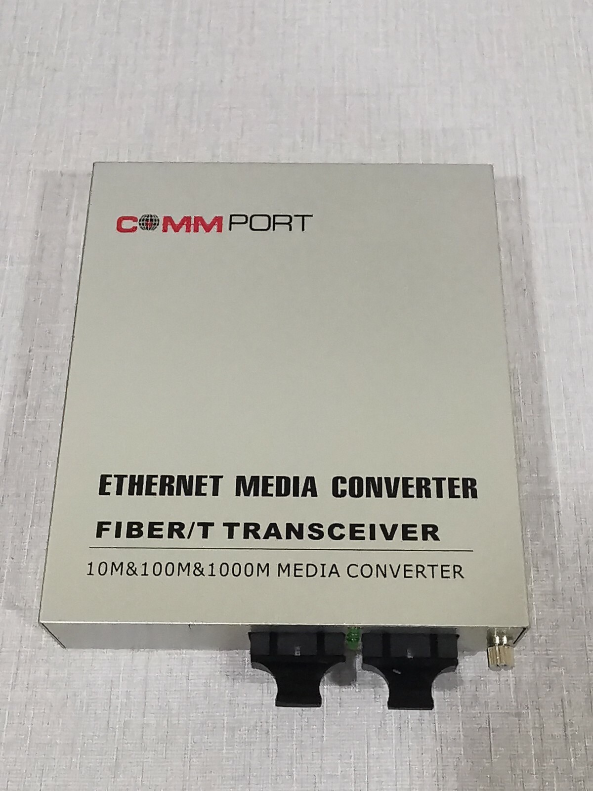 COMMPORT ETHERNET MEDIA CONVERTER FIBER/T TRANSCEIVER | eBay