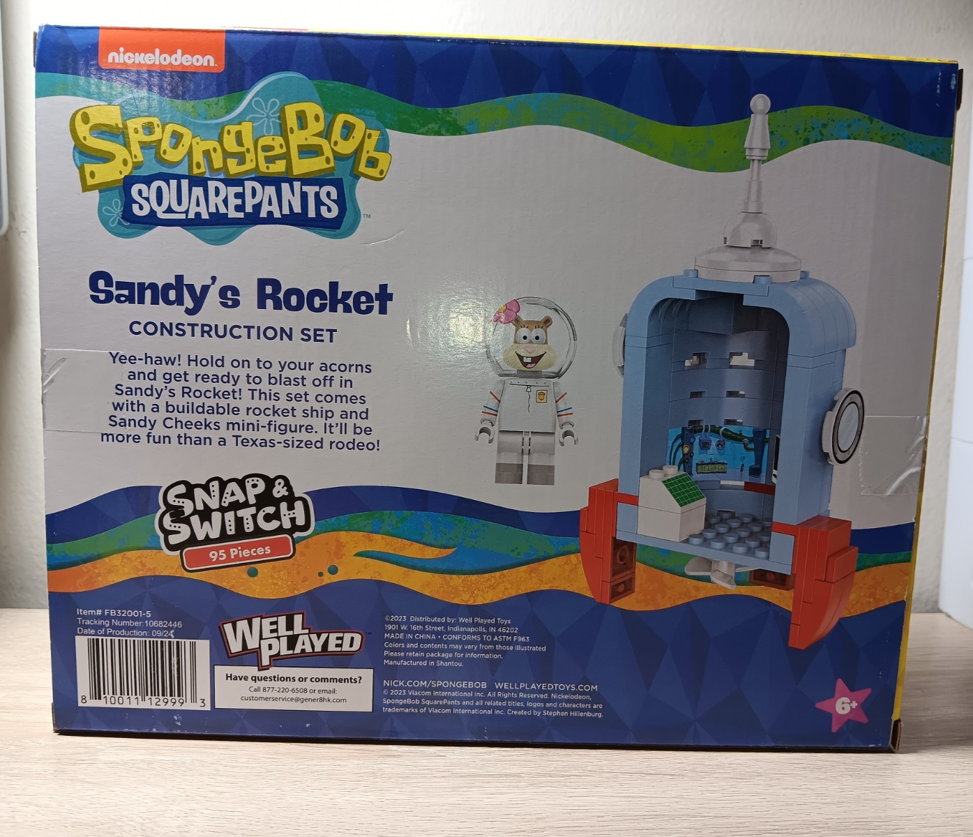 *FREE SHIP* SANDY'S ROCKET Spongebob Squarepants Snap & Switch Brick ...