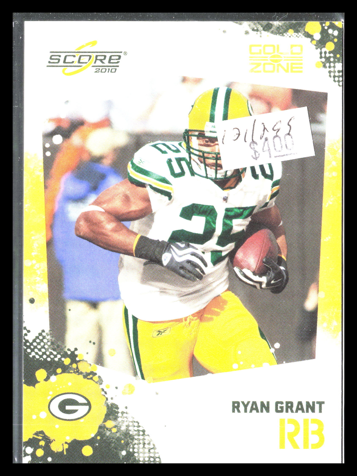 Ryan Grant 2010 Score #110 Green Bay Packers | eBay