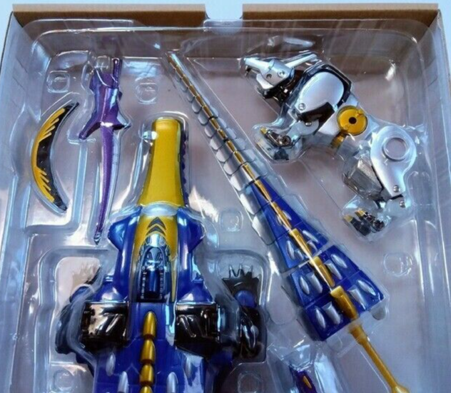 Power Rangers DX GAO HUNTER Blue Gaoranger Megazord Figure Toy BANDAI ...