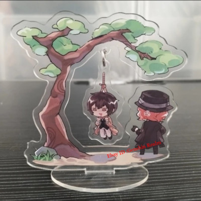 Anime Bungo Stray Dogs Dazai Osamu Acrylic Scene Desktop Stand Figure ...