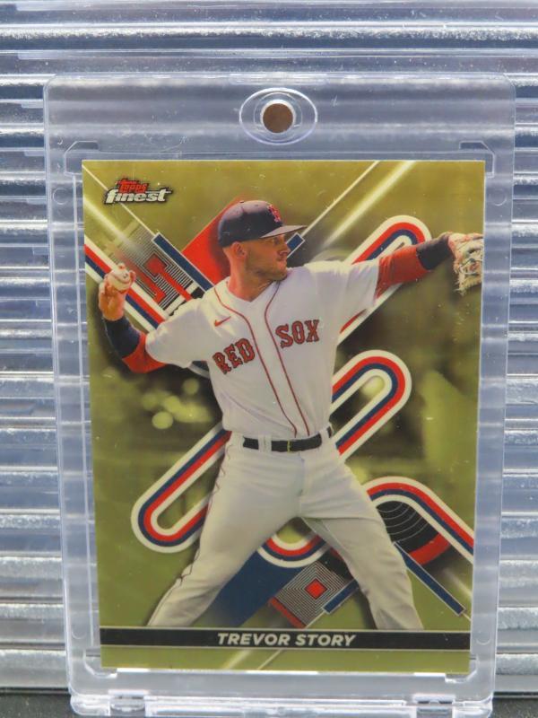 2022 Topps Finest Trevor Story Superfractor Refractor Parallel #1/1 Red ...