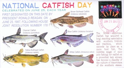 COVERSCAPE computer designed June 25th "National Catfish Day" event ...