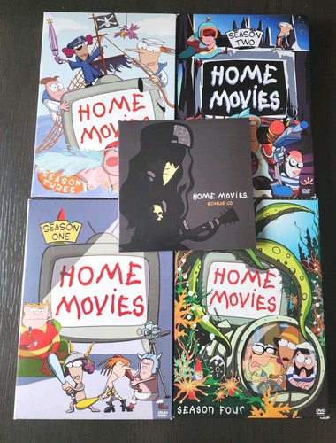 Home Movies Complete Series DVD Seasons 1-4 + Bonus CD Adult Swim Shout ...