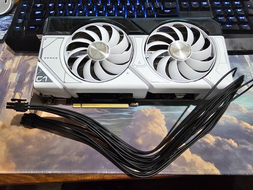 ASUS NVIDIA GeForce RTX 4070 Dual OC White 12 GB GDDR6X Gaming Graphics ...