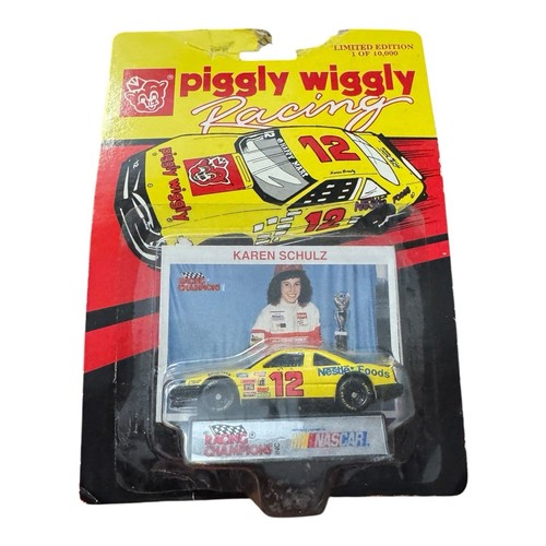 Karen Schultz Piggy Wiggly 1992 NASCAR Dash Racing Champions #12 1/64 ...