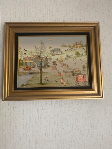 C Carson paintings. Framed. Seasons set of 4. Don’t have the 4th one ...