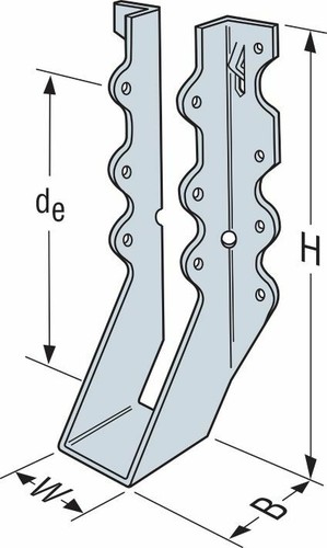 10 Pack Simpson Strong Tie LU28 2X8 20 Gauge Face Mount Joist Hangers ...