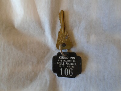 Kings Inn Hotel Key & Fob Belle Fourche South Dakota - 1965 | eBay