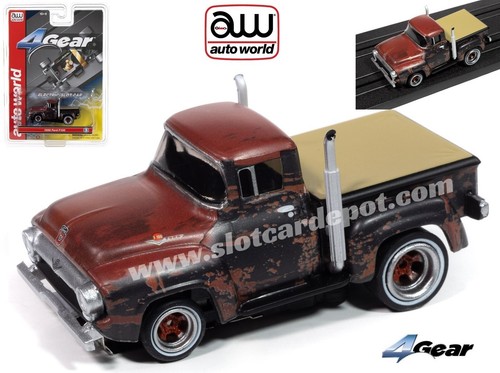 Auto World '56 Ford F100 4 Gear 2024 Rel 3 Greatest Hits Slot Car 413 ...