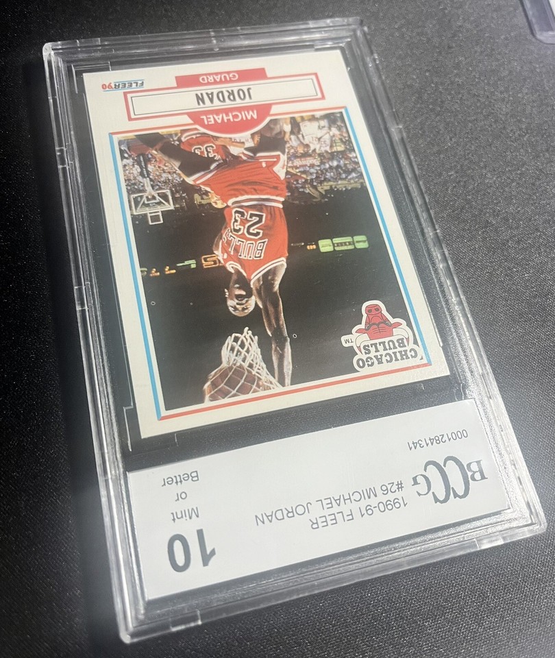 RARE ERRORS🔥1990 FLEER MICHAEL JORDAN 2 PRINT ERRORS ON ICONIC ...