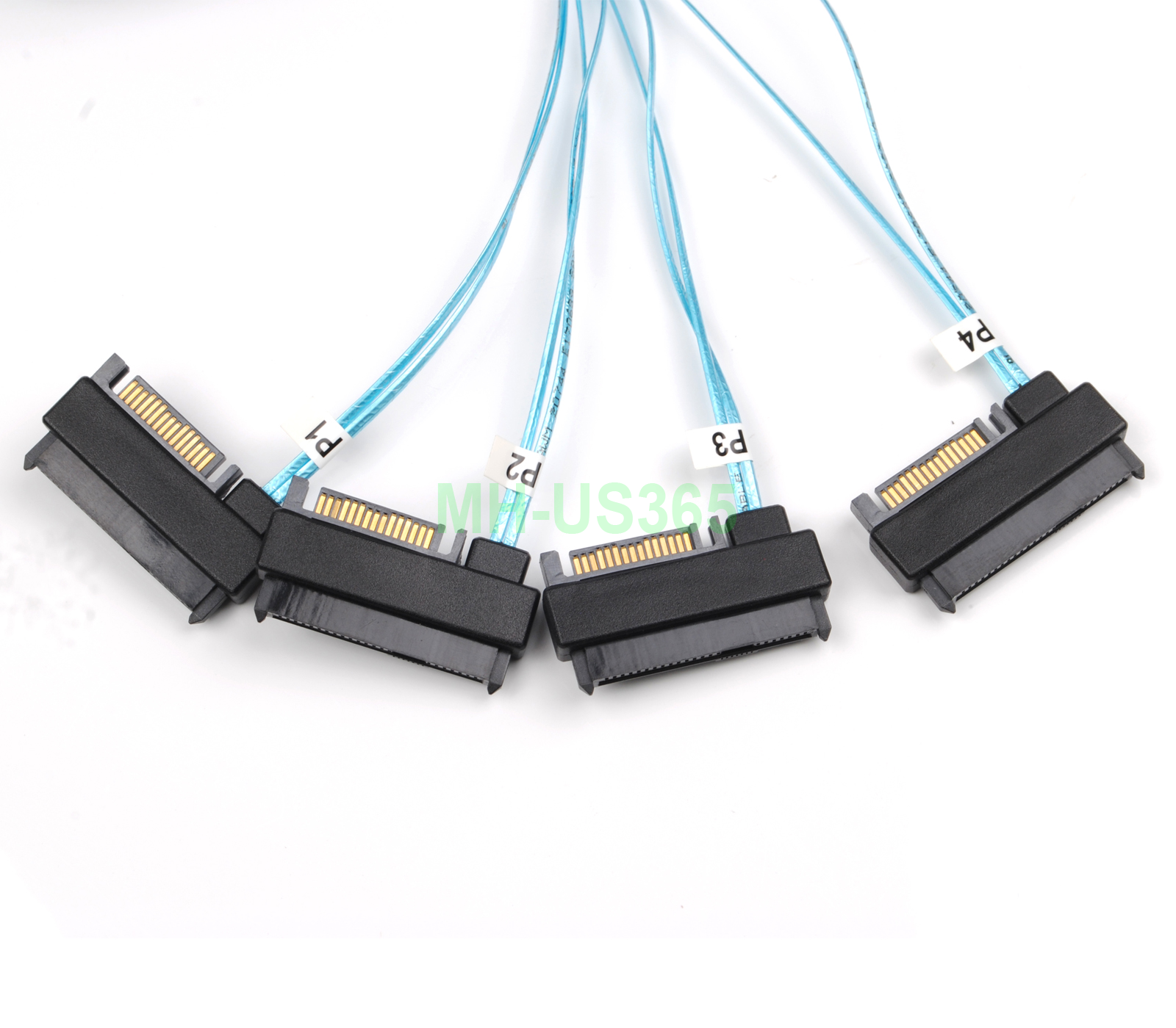 Mini SAS SFF-8643 to 4 SFF-8482 29pin 15pin SAS Power Cable Connectors ...