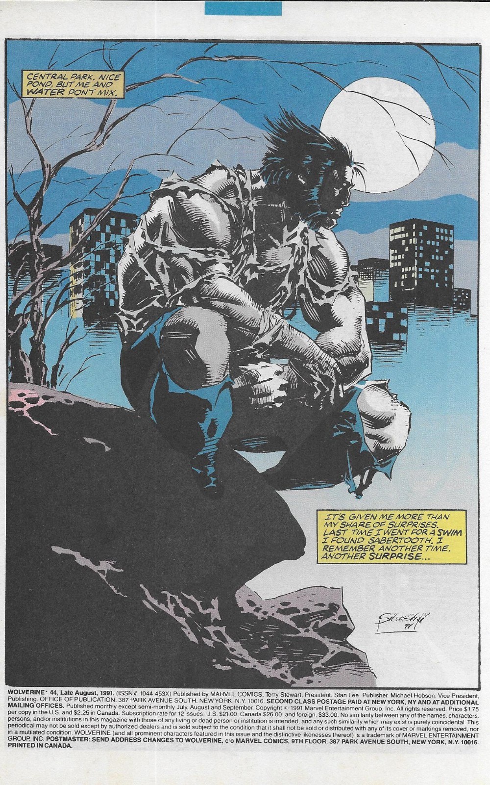 Wolverine Comic 44 Copper Age First Print 1991 Peter David Stroman Al ...