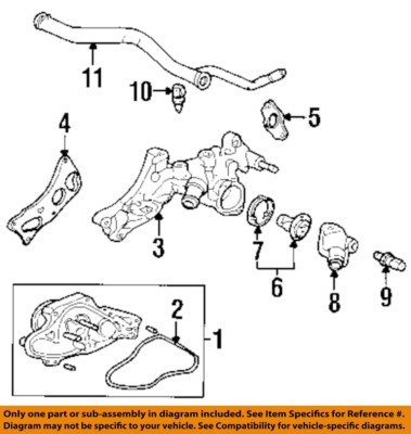 HONDA OEM 96-05 CR-V Cooling Water Pump-Temp Sensor 37870PJ7003 | eBay