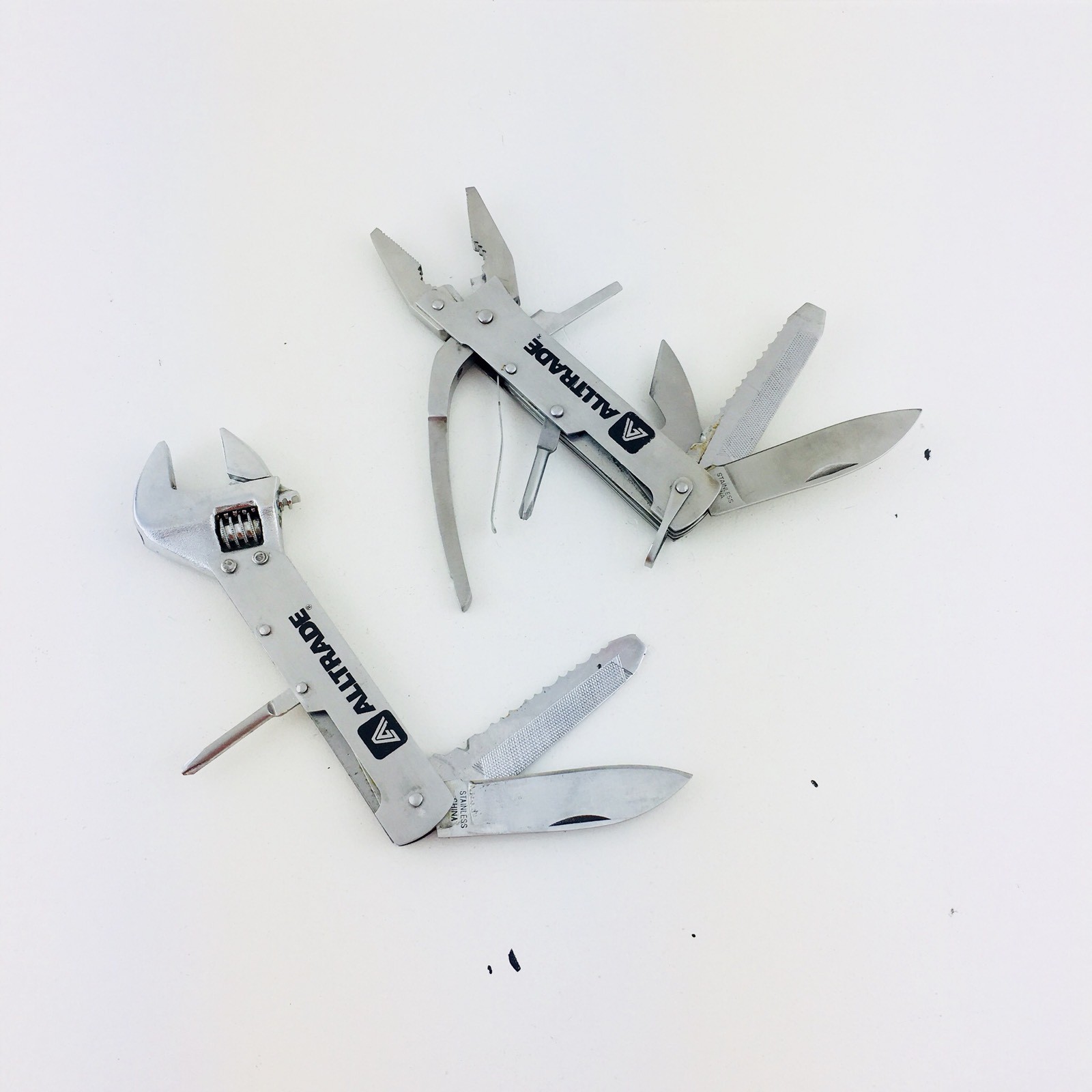 ALLTRADE POCKET MULTI TOOL SET WITH CASE 11 FUNCTIONS STAINLESS *FREE ...